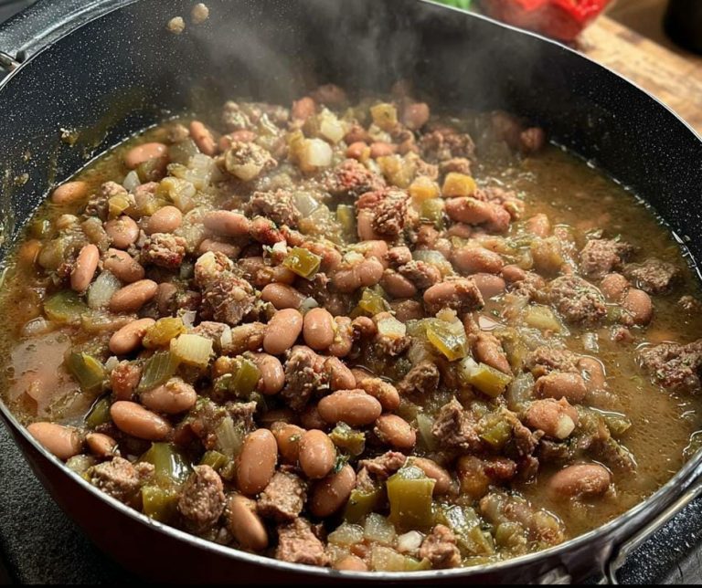 Colorado Hatch Green Chili With Pinto Beans